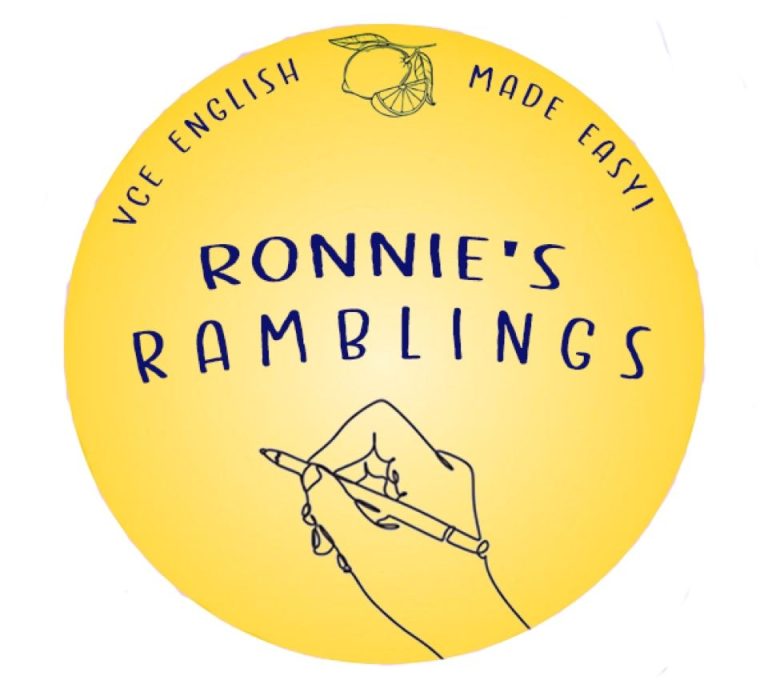 Unit 1 – Crafting texts – Ronnie's Ramblings