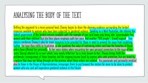 Unit 4 English Analysing Argument: Understanding how to write an ...